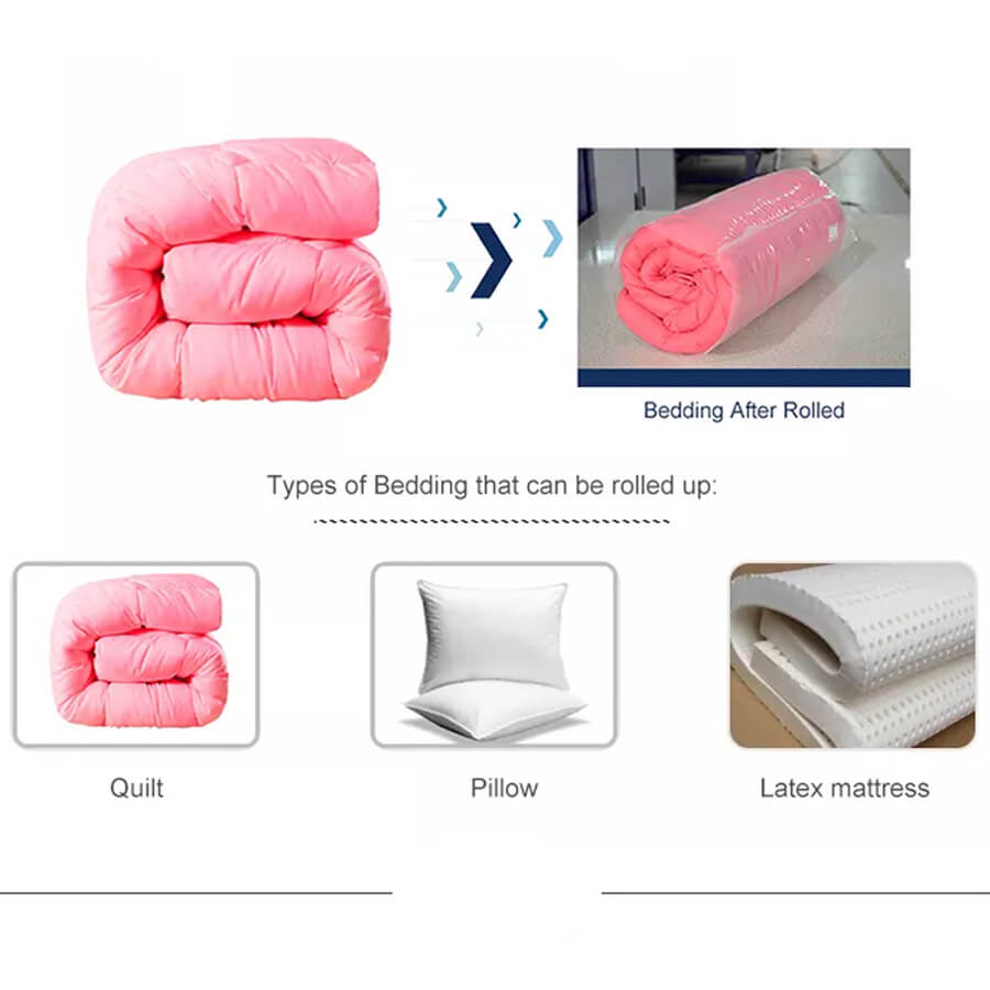 Pillow Quilt Roll Packing Machine