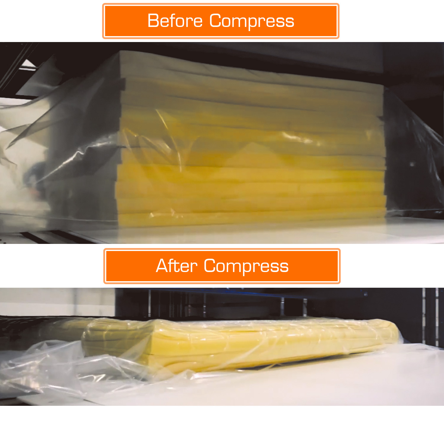 Foam Block Compression Machine (only compress)